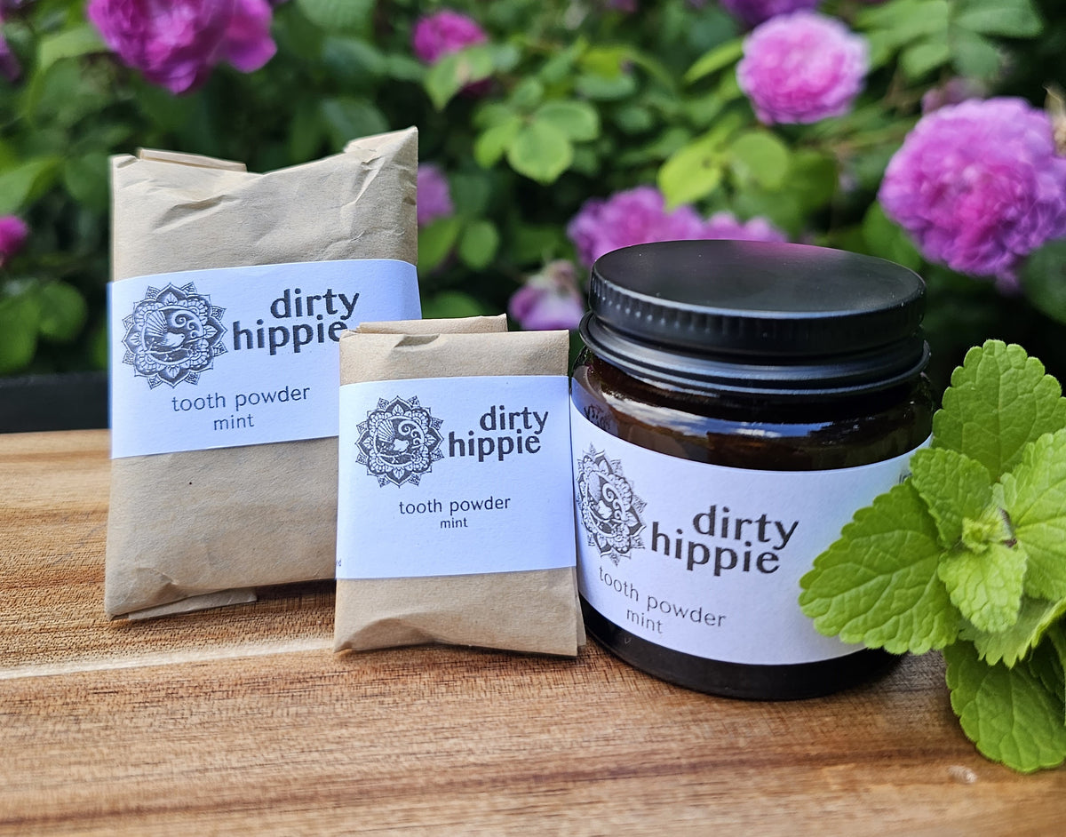 Tooth Powder, Mint - vegan – Dirty Hippie Limited
